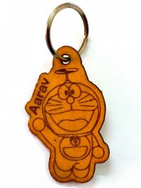 Doraemon with Gadget Personalized Wooden Key Chain